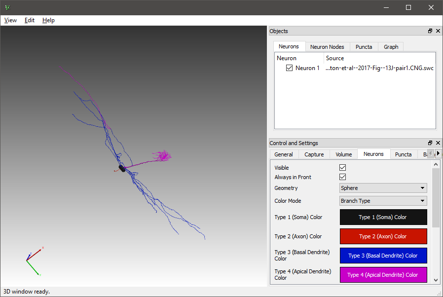 Tools for editing SWC files (neuron morphology) – Justas Birgiolas